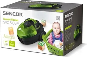 SENCOR SVC 510GR-EUE2 zelená / Bezsáčkový vysavač / 890 W / 1.5 l / 76
