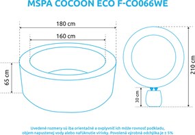 Mspa | Vířivý bazén MSPA Cocoon ECO F-CO066WE | 11400307
