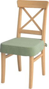 Sedák na židli IKEA Ingolf barva zelená látka pletený vzor
