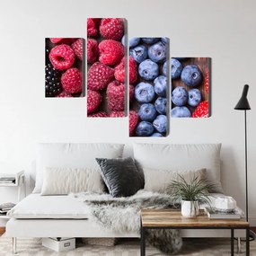 Vícedílný obraz Čerstvé Sladké Ovoce Nedostatek Nedostatek Plátno Canvas 240x150