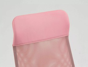 Kancelářská židle Strass růžová