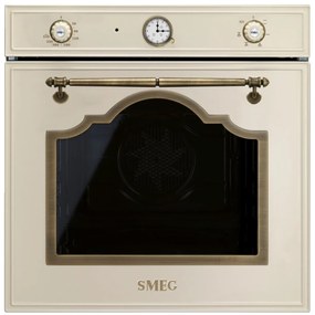 Smeg Vestavná trouba Cortina, SF67C1, 60 cm, objem 70 l, 6 funkcí, krémová SF67C1PO