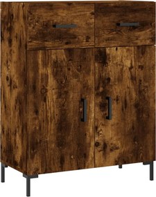 Skříň highboard kouřový dub 69,5 x 34 x 180 cm kompozitní dřevo 3198534