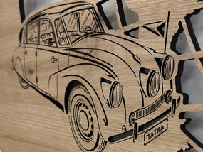 Li-Go "Tatra 87" světelný obraz 230V 110x60cm provedení povrchu: dub světlý