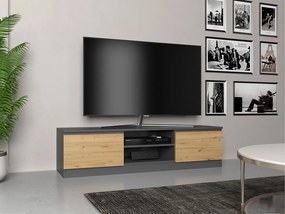FALCO TV stolek Malvína 140 antracit/dub artisan