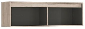 RONSE závěsná skříňka SFW/120 dub san remo světlý/šedý wolfram