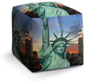 Sablio Taburet Cube Socha Svobody: 40x40x40 cm