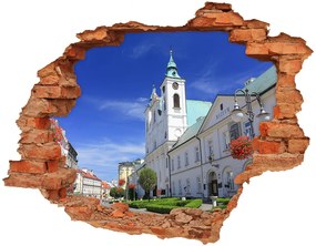Wallmuralia Fototapeta díra na zeď 3D Řešov Polsko 90x70 cm