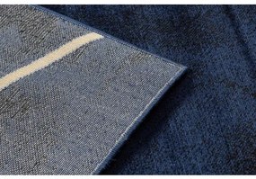 Dywany Luszczow Kusový koberec EMERALD EXCLUSIVE 1022 geometrický tmavě modrý / zlato Rozměr koberce: 80 x 150 cm