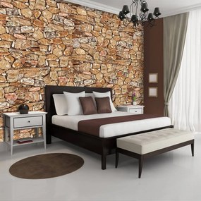 Fototapeta - Stone Wall Rock (152,5x104 cm)