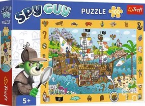 Trefl - Puzzle - Puzzle s hledáním obrázků Spy Guy: Pirátská loď / 100