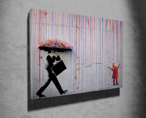 Obraz na plátně Rainbow rain WY64 70x100 cm