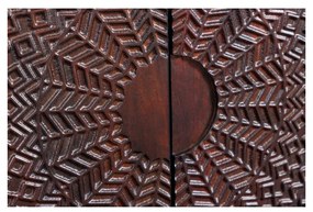 Massive home | Černá designová komoda Black Mandala 160cm