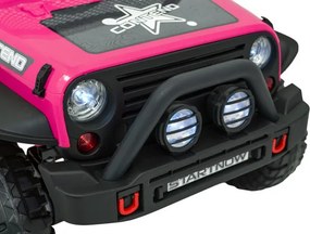 Elektrické autíčko Jeep BEAST 4x4 růžové