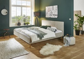 MEISE MÖBEL Čalouněná postel KRETA 180x200cm taupe 2162-10-5000