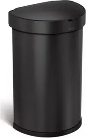 Simplehuman Bezdotykový odpadkový koš 45 l černá / půlkulatý / intelig