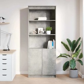 Skříň highboard betonově šedá 70 x 35 x 180 cm kompozitní dřevo 3328474