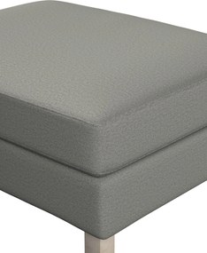 Potah na podnožku IKEA Karlstad barva šedá látka pletený vzor