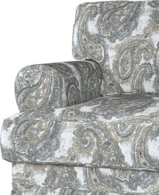 Potah na křeslo IKEA Ekeskog barva vícebarevná látka pletený vzor, vzorované