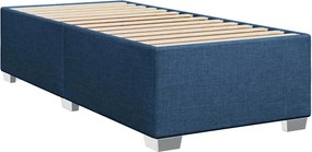 Box spring postel s matrací modrá 90x200 cm textil 3290377