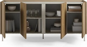 Komoda v dekoru dubu v přírodní barvě 180x83x40,5 cm Lucile – Marckeric