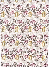 SCANquilt utěrka DEKORO větvičky hnědorezavá 50 x 70 cm