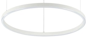 Ideal Lux LED Závěsné svítidlo Oracle slim round 3000k, Ø 50 Barva: Bílá, Stmívání, řízení: DALI/PUSH