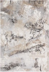 Moderní kusový koberec Ragolle Argentum 93825 9243 Abstraktní béžový šedý Rozměr: 200x290 cm