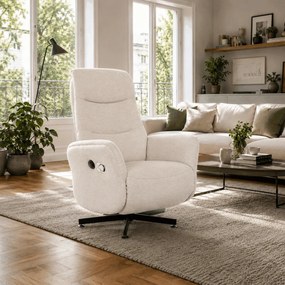 Autronic Polohovací křeslo s elektrickým ovládáním TV-C5479 Barva potahu: Šedá