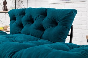 Atelier del Sofa 2-místná pohovka Nitta - Petrol Blue, Modrá