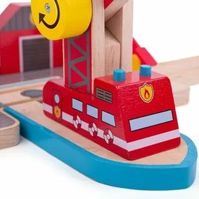 Bigjigs Rail Hasiči mořští záchranáři / od 3 let