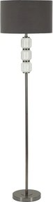 Stojací lampa Bright 164 cm šedá/bílá