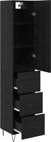 Vysoký bufet Černý dub 34,5 x 34 x 90 cm Kompozitní dřevo 3402735