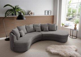 XXXLutz SEDACÍ SOUPRAVA, textil, šedá Livetastic - Online Only sedačky - 002310000510