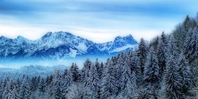 Obraz zamrzlé hory