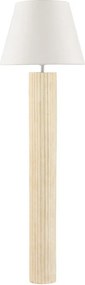 Bílá/krémová kamenná stojací lampa (výška 150 cm) Bacoo – Nova Luce
