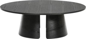 Černý konferenční stolek Teulat Cep, ø 110 cm
