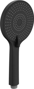 Sapho Sapho, Ruční masážní sprcha, 3 režimy, Ø 120 mm, ABS/černá mat, SK879B