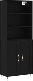 vidaXL Skříň highboard 69,5 x 34 x 180 cm kompozitní dřevo [3189934] Barva: Betonová šedá