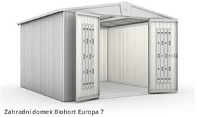 Biohort Zahradní domek EUROPA 7 Barva: stříbrná metalíza