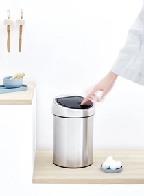 Brabantia dotykový odpadkový koš na stěnu Touch Bin 3L, matná ocel,363986