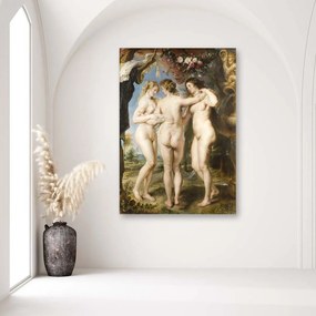Obraz na plátně REPRODUKCE Tři grácie Rubens - 60x90 cm