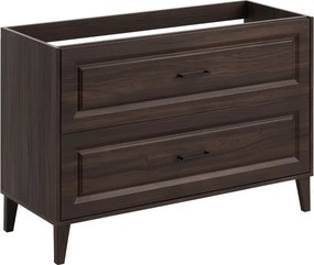 Koupelnová sestava Dorothy River se skříňkami, deskou a umyvadly 120 cm dub ristretto