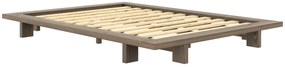 OnaDnes -20% Hnědá dřevěná dvoulůžková postel Karup Design Japan 180 x 200 cm