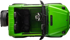 LEAN CARS Elektrické autíčko Mercedes G63 XXL zelené 4x4 24V