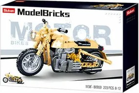 Sluban Model Bricks M38-B0959 Armádní motorka / LEGO - kompatibilní /