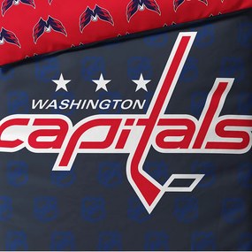 Hokejové povlečení NHL Washington Capitals Shields Velikost: 140x200 + 70x90 cm