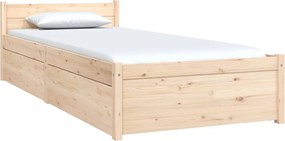 Rám postele se zásuvkami 75 x 190 cm Small Single 3103473