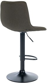 Bhm germany Barová židle Lex, textil, černá podnož / taupe