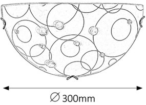 Rabalux 1960 - Nástěnné svítidlo JOLLY 1xE27/60W/230V